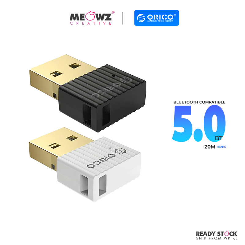 ORICO Wireless USB Bluetooth 5.0 Dongle Adapter Connect to Mouse Audio ...