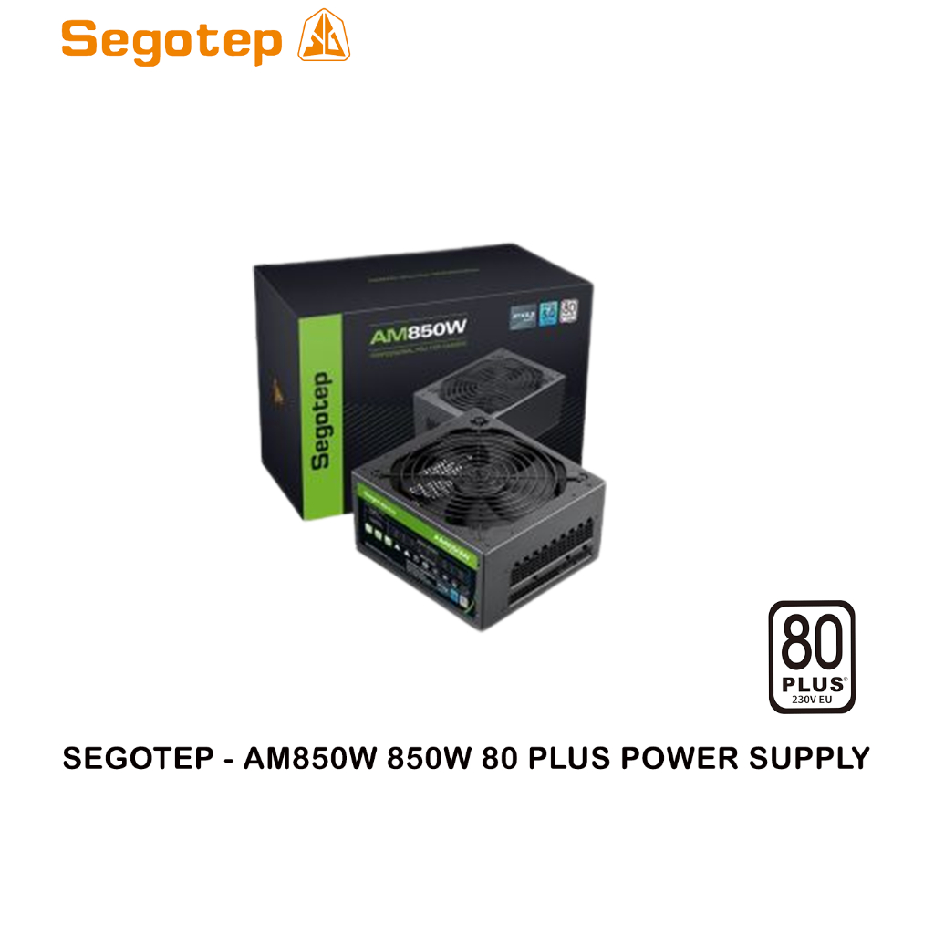 SEGOTEP SEGOTEP AM850W 80 PLUS POWER SUPPLY | ATX 3.0 PCIE 5.0 | Shopee ...
