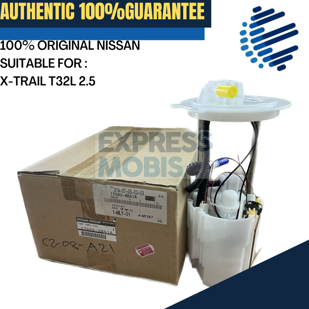 100% ORIGINAL NISSAN FUEL PUMP ASSY 17040-4BA1A XTRAIL T32L 2.5 ...