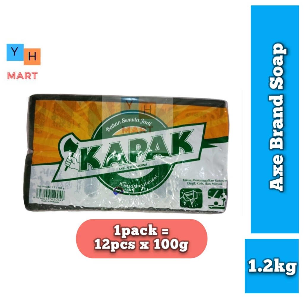Sabun Cap Kapak / Axe Brand Soap [ (12pcs x 100g) / (12pcs x 80g ...
