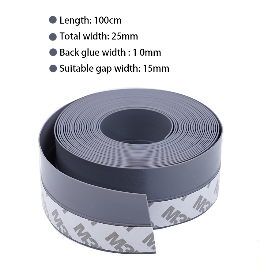 100*5cm Door Bottom Seal Strip Window Dust Blocker Seal Weatherstrip ...