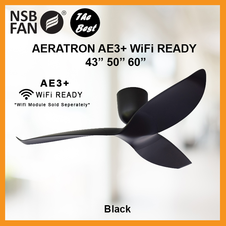 NSB FAN AERATRON AE3+/ AE3+ Wifi Ready 43 / 50 / 60 Inches DC MOTOR ...