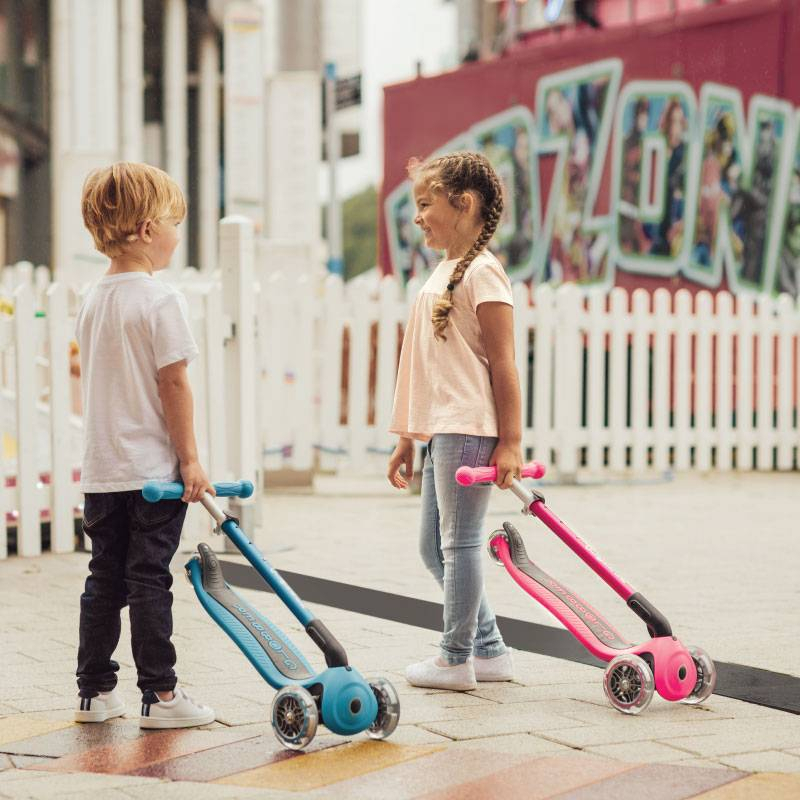 Original Globber Primo Foldable Light Scooter for 3+ up to 50Kg Child ...