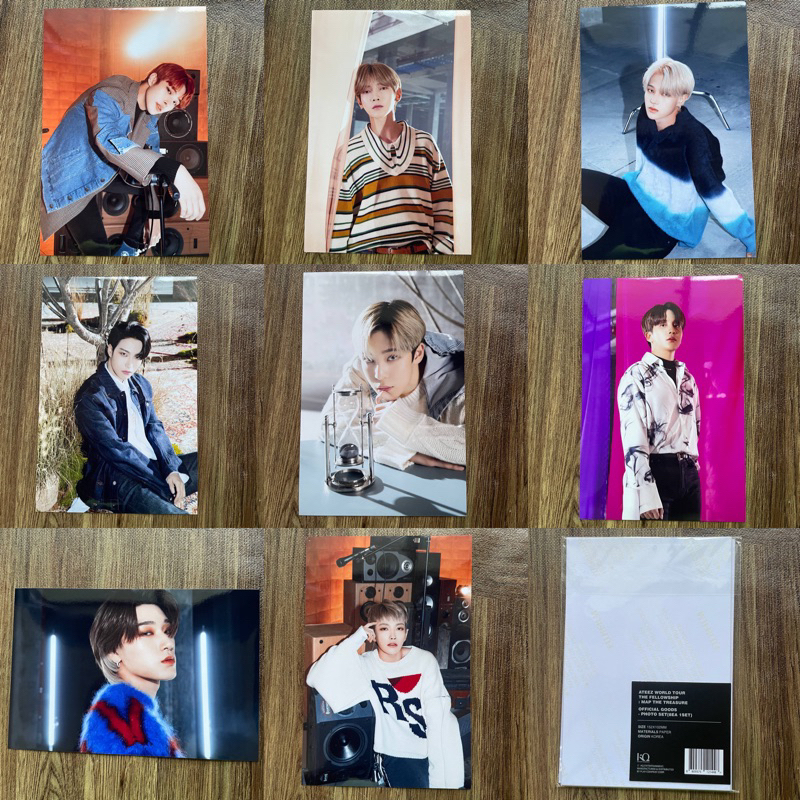 [OFFICIAL] ATEEZ 4X6 PHOTO MAP THE TREASURE THE FELLOWSHIP TOUR ...