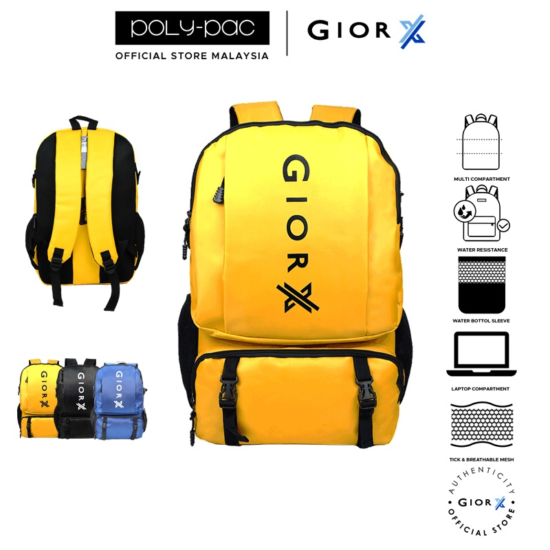 GiorX By Poly Pac 19" Stylish Waterproof Notebook Travel Laptop ...