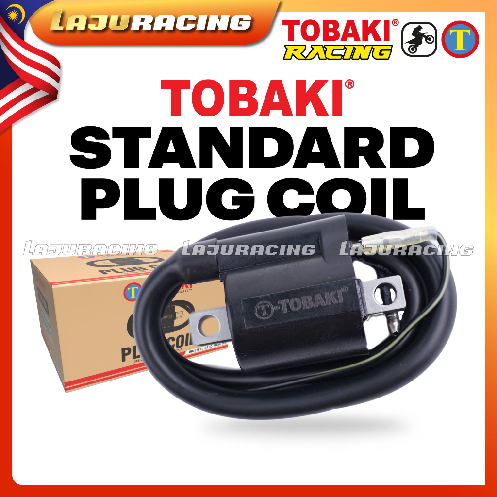 TOBAKI PLUG COIL STANDARD EX5 DREAM WAVE110 RS150R KRISS YB100 SRL110 ...