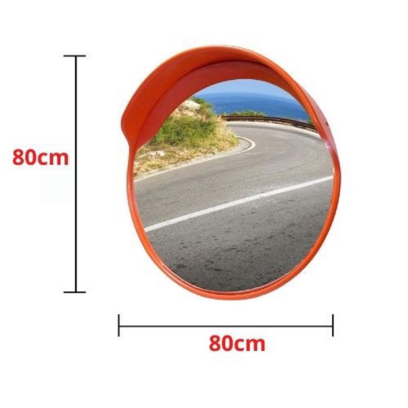 Convex Mirror 45cm / 60cm / 80cm Safety Road Traffic Wide Mirror ...