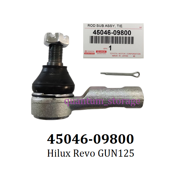 Toyota Steering Tie Rod End 45046-09800 Hilux Revo GUN125 | Shopee Malaysia