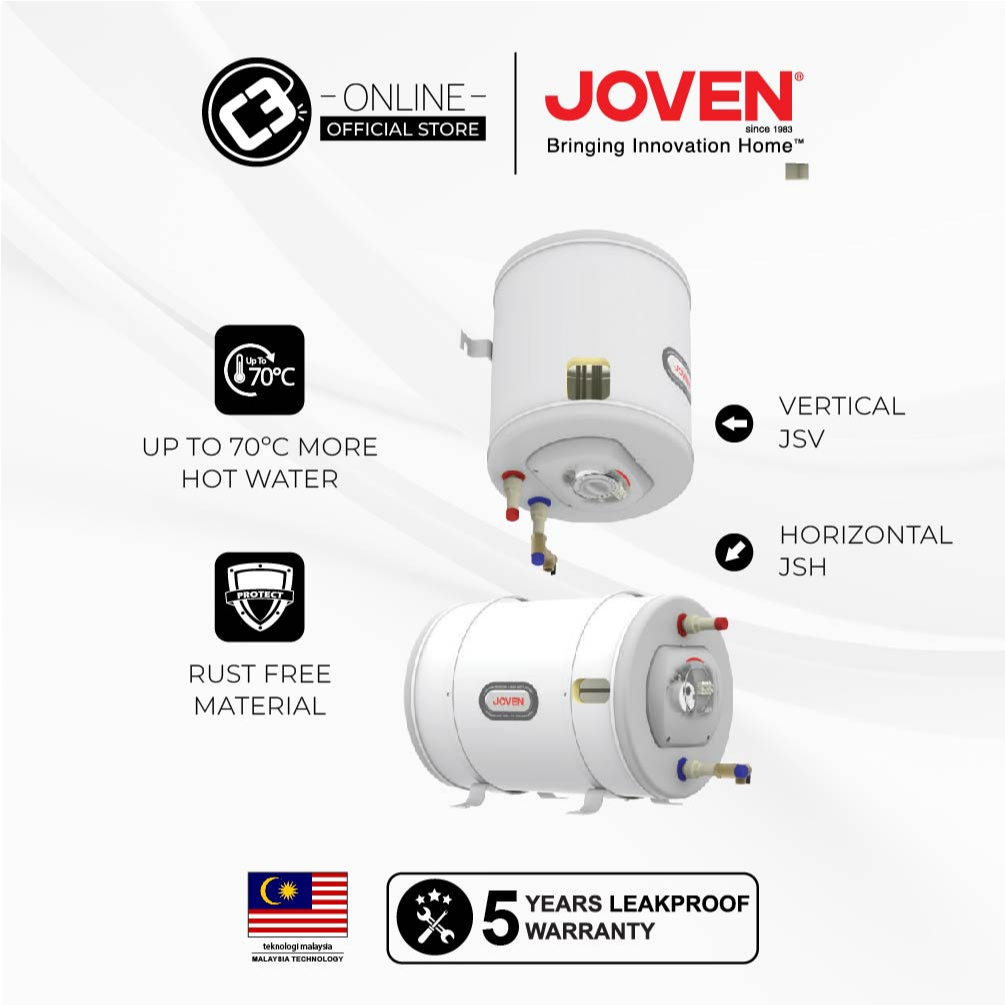 (WEST) Joven Storage Water Heater JSH Horizontal Model And JSV Vertical ...