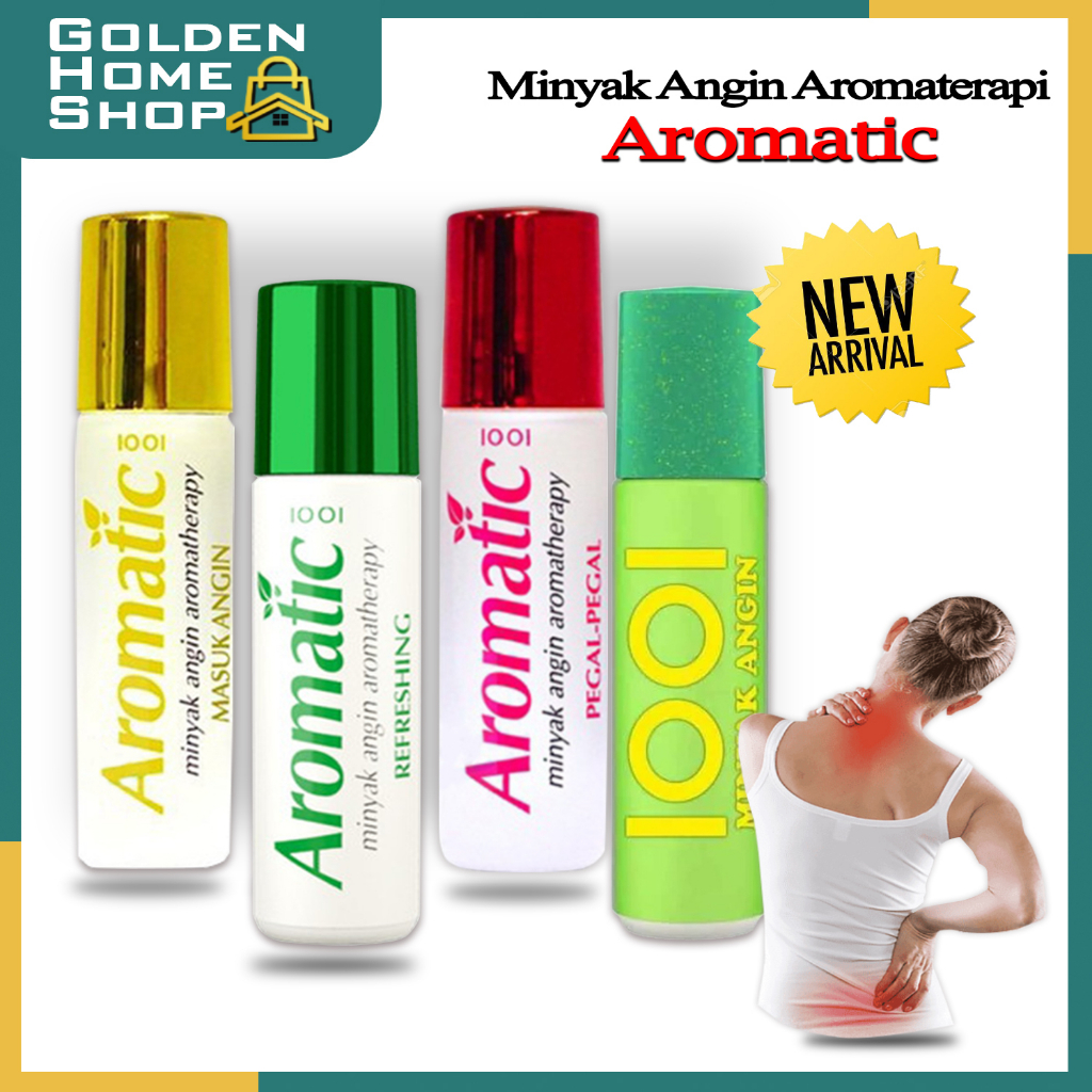 Ringgit Shop Aromatic 1001 Aromatherapy Medicated Oil Minyak Angin ...
