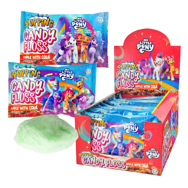 12 Pcs My Little Pony Popping Candy Floss Apple with Cola Gula Kapas ...