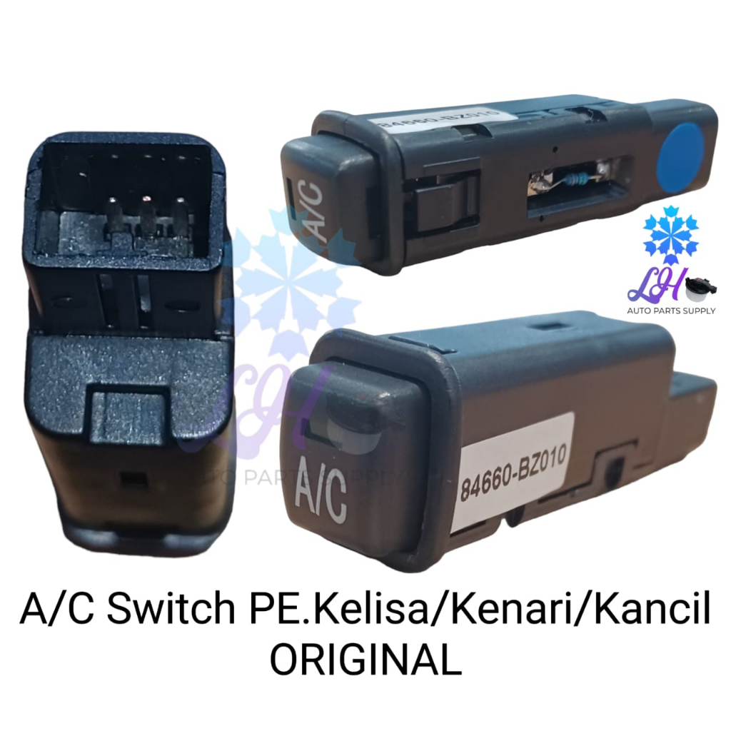 ORIGINAL (84660-BZ010) (3pin) Aircond Button Switch Perodua Kelisa ...