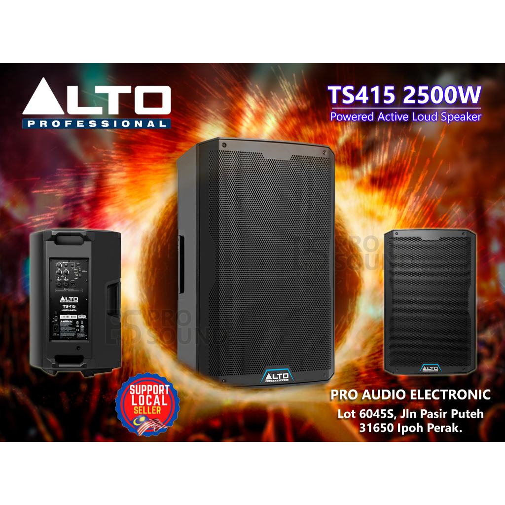 (Original Stock) ALTO TS415/ TS-415 2500-WATT 15-INCH 15" 2-WAY POWERED ...