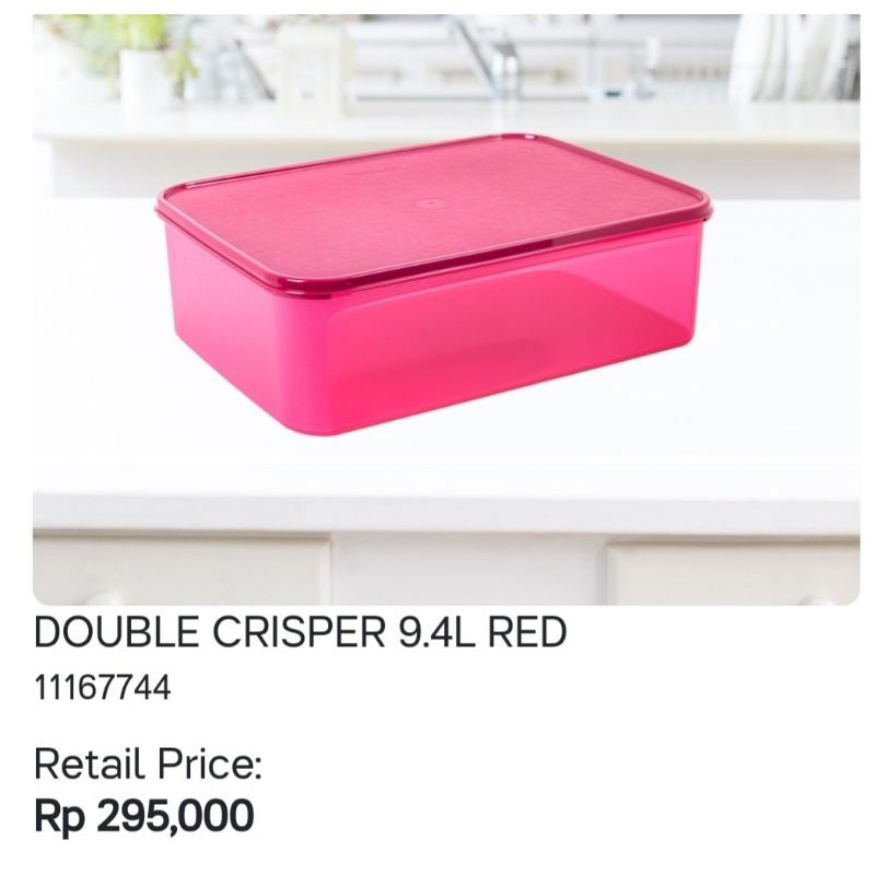 Tupperware Double Crisper 9.4L | Shopee Malaysia