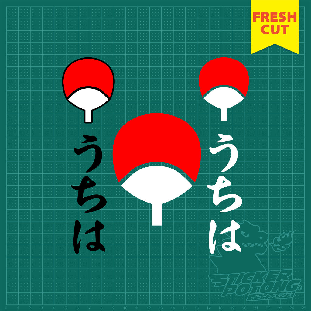 Sticker Uchiha Clan Sticker Potong Shopee Malaysia