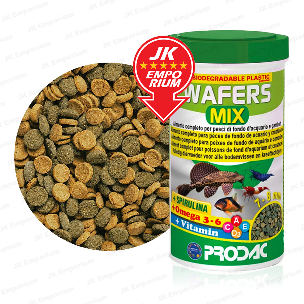 Prodac Wafers Mix 50g 135g Sinking Bottom Feeder Tropical Fish & Shrimp ...
