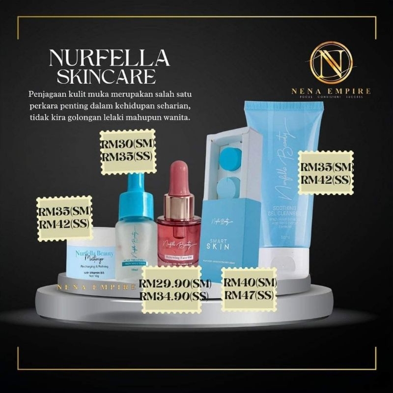 NB NURFELLA BEAUTY | Scar Treatment Serum | Smart Skin Beauty box| Cleanser | Face Oil ...