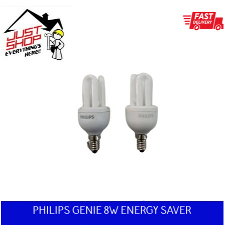 PHILIPS Genie Light Bulb 8W Warm White (WW)/Cool Daylight (CDL) | Shopee Malaysia