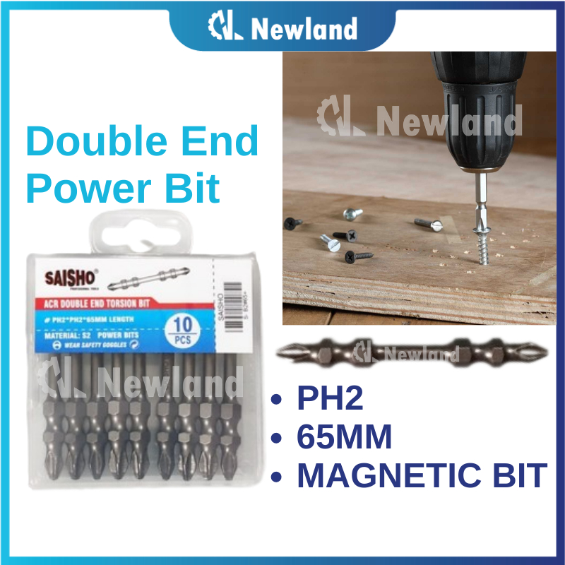 Saisho PH2 Screw Bit / Double End Power Bit / Screwdriver Bit Magnetic ...
