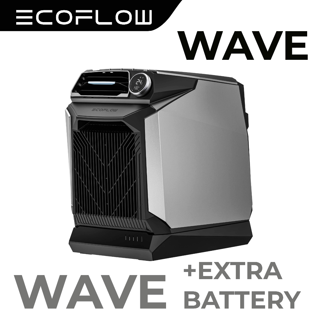 EcoFlow Wave Portable Airconditioner Unit Aircond with Extra Battery ...