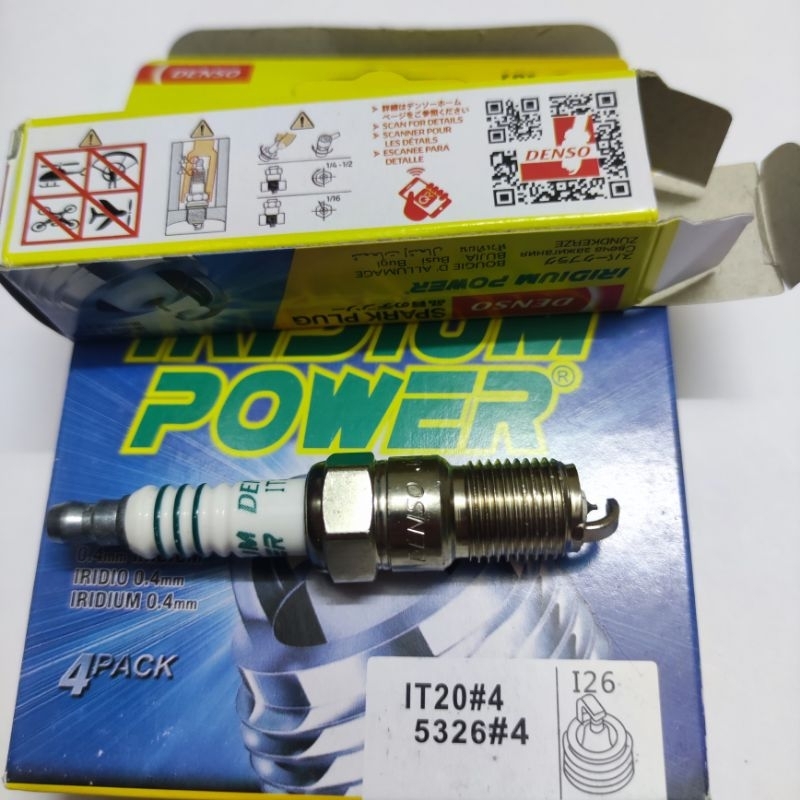 Spark Plug Denso Iridium IT20 Exora Gen2 Persona SAGA BLM FL FLX Waja ...