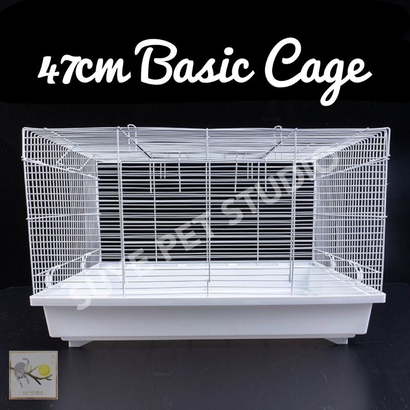 🇲🇾47cm hamster cage sangkar rodent cage iron cage for pets rabbit sugar ...