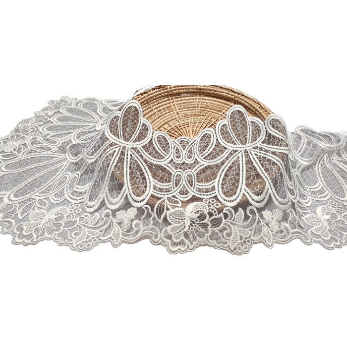 930MM Vintage Design Embroidery Lace Trim Border Lace Fabric Wedding ...