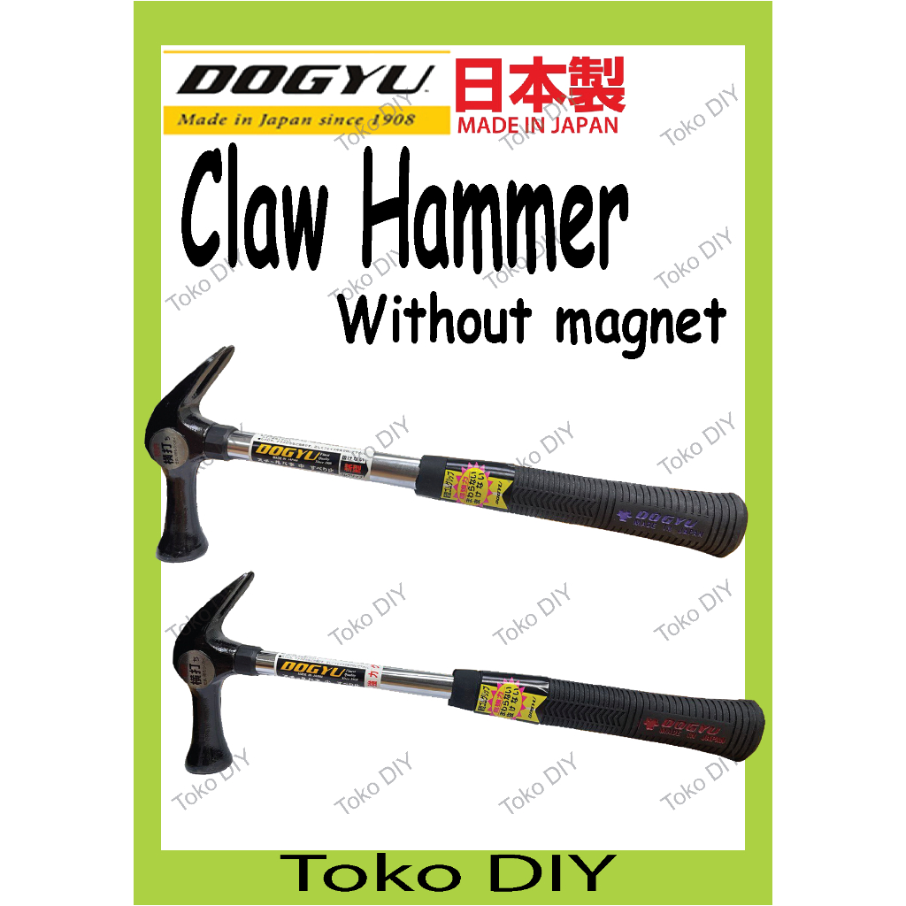 DOGYU Claw Hammer NO Magnet Holder 25mm/28m Made In Japan | Shopee Malaysia