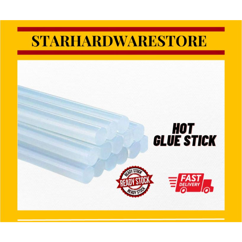 🌟READY STOCK🌟 7mm x 1kg Glue Stick Hot Melt Rod Clear Transparent Heat ...