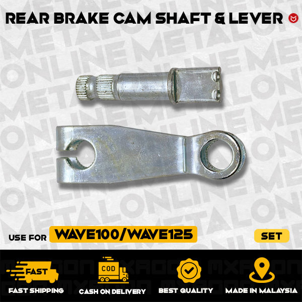 HONDA WAVE100 / WAVE125 REAR BRAKE CAM LEVER & BRAKE CAM SHAFT SET ...