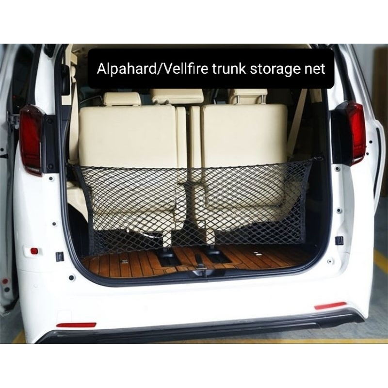 Toyota alphard vellfire mpv trunk and storage net bag | Shopee Malaysia
