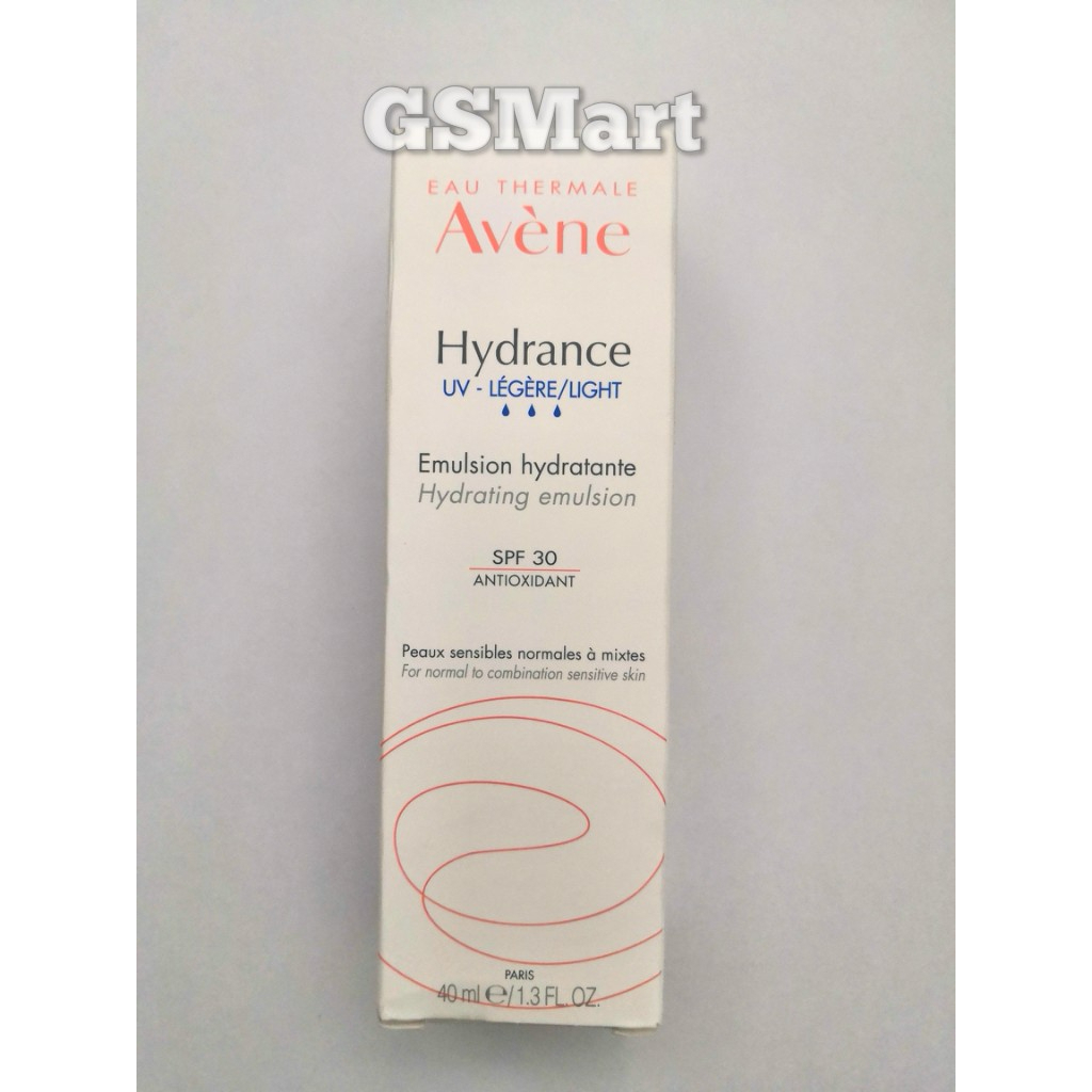 Avene Hydrance UV Light Hydrating Emulsion SPF30 (expiry: 2024 ...
