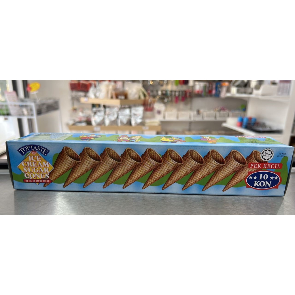 Toptaste Ice Cream Sugar Cones 100g (10pcs) | Shopee Malaysia