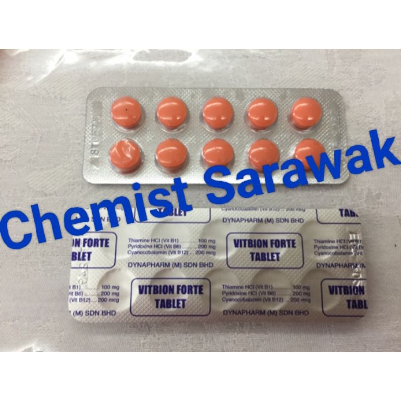 [Ubat Sakit Saraf/Urat/Nerve Pain] Vitbion Forte Tablet 10's Tablets ...