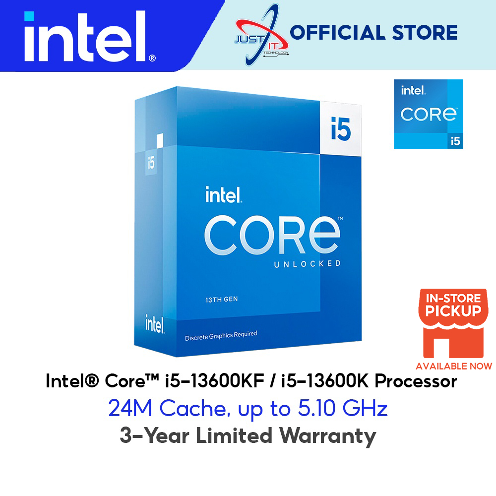 INTEL I5-13600KF / I5-13600K 24M Cache, up to 5.10 GHz LGA1700 PROCESSOR | Shopee Malaysia