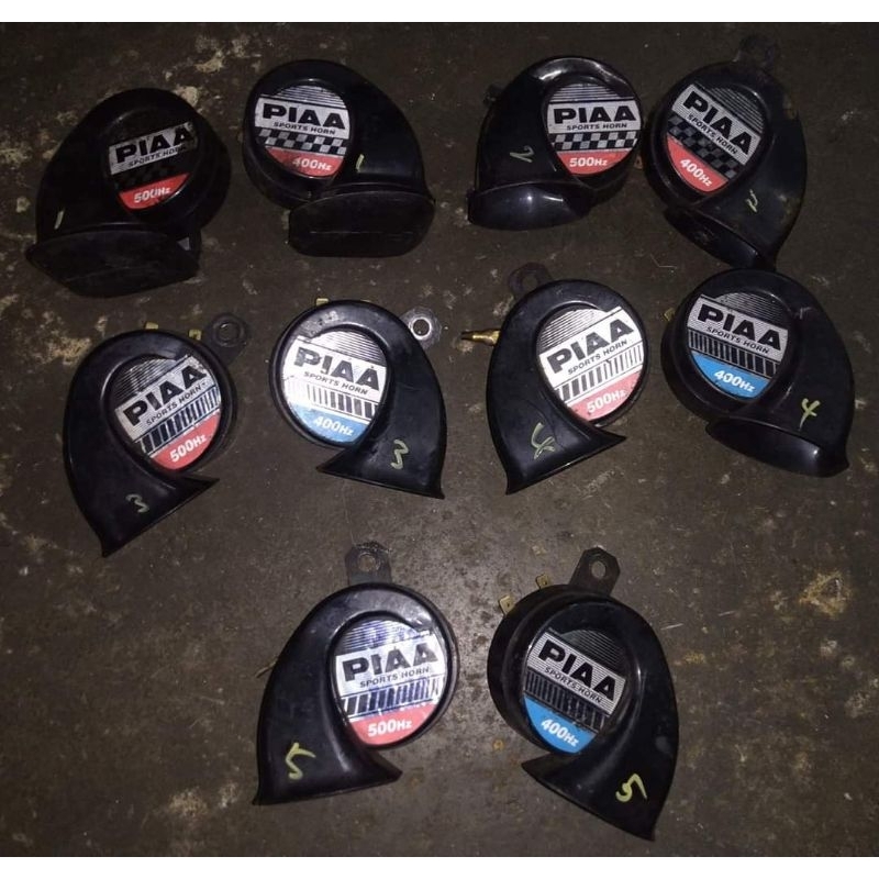 [USED JAPAN HALFCUT]1set = 2pcs HORN PIAA JAPAN 400/500 HZ | Shopee Malaysia