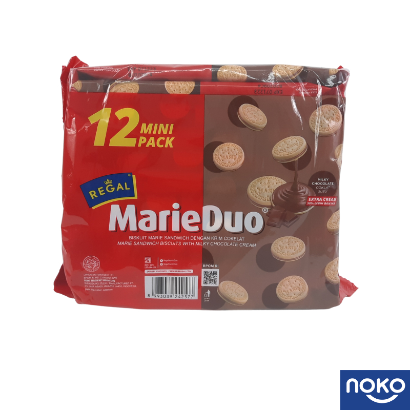 Regal Marie Duo & Peanut Butter / Choco / Vanilla Biscuits (80g ...