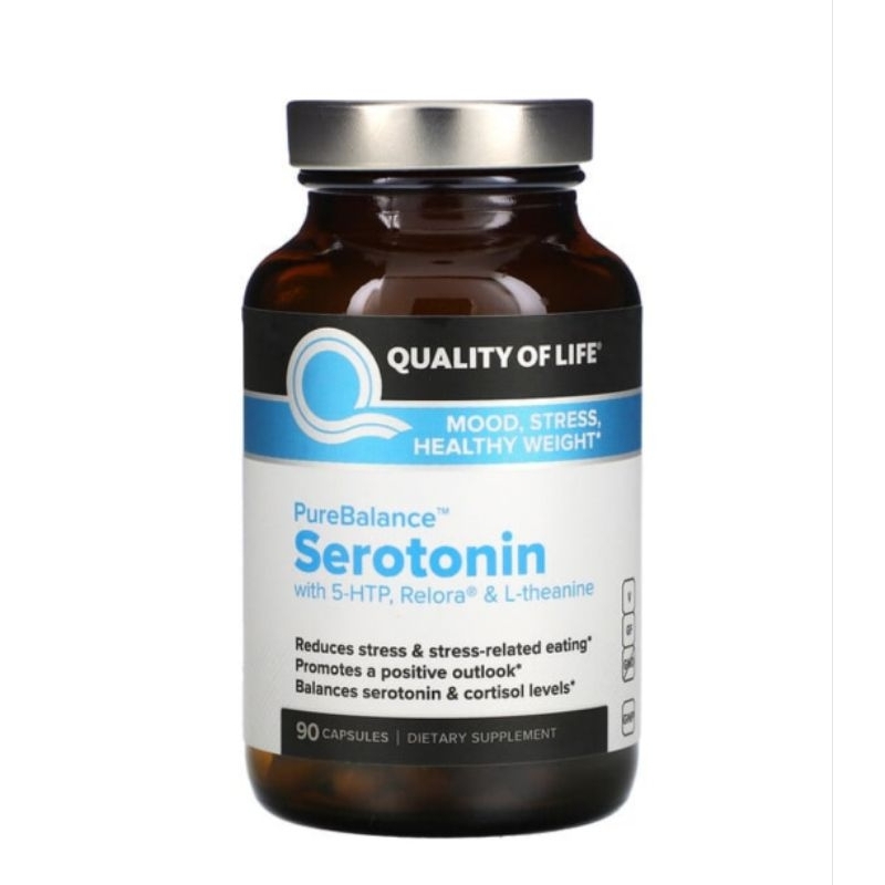 Pure Balance Serotonin With 5HTP, Relora & L-Theanine 90's | Shopee ...