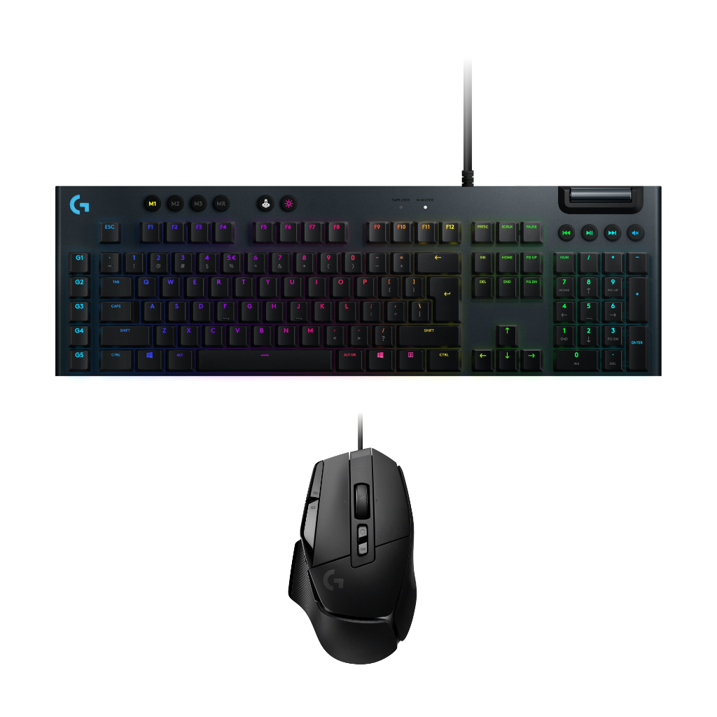 Logitech G502 X Wired Gaming Mouse + G813 LIGHTSYNC RGB Mechanical ...