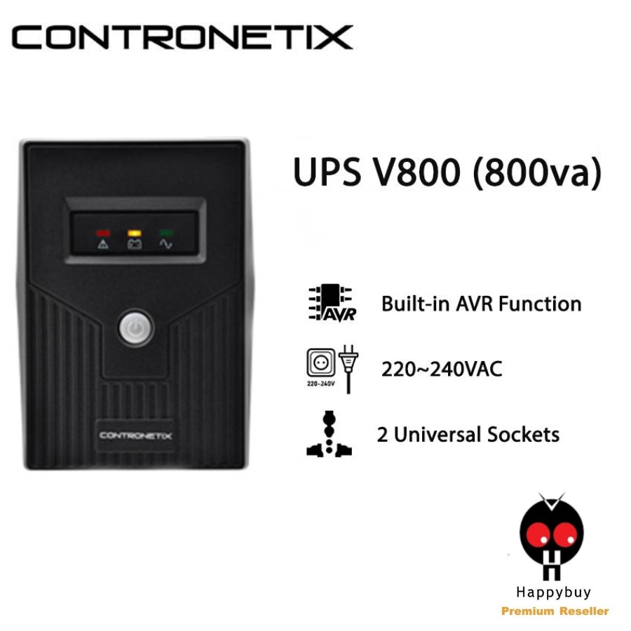 CONTRONETIX OFFLINE UPS V800 (800VA) V1200 (1200VA) Uninterruptible ...