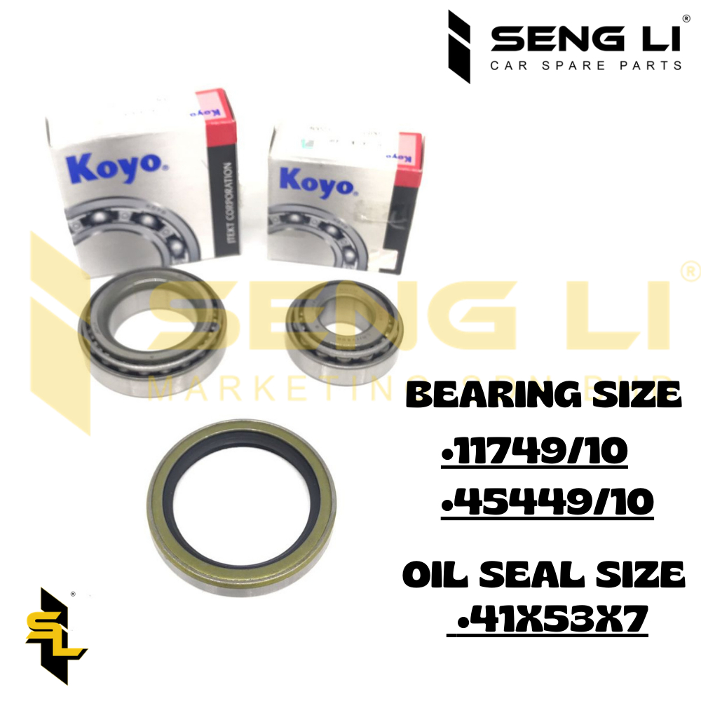 TOYOTA COROLLA KE70 FRONT WHEEL BEARING SET FOR 1 WHEEL | Shopee Malaysia