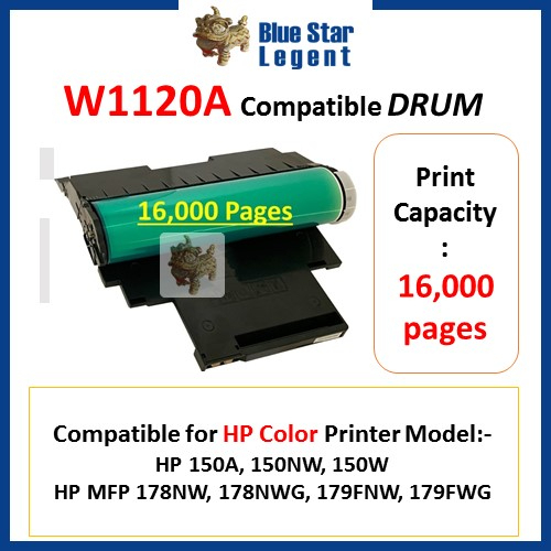 HP W1120A HP 120A HP120A 119A W2090A COMPATIBLE IMAGING DRUM Color Laser 150a 150nw MFP 178 ...