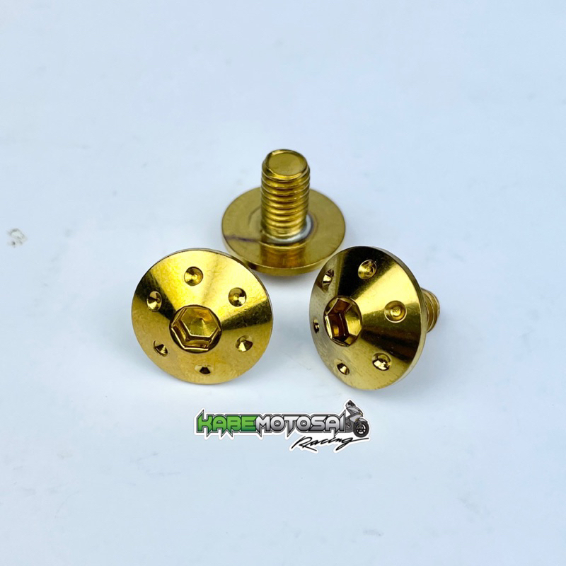 🏁 (1 BIJI) SKRU M6 SAIZ 10 ALLENKEY PAYUNG 🏁 ORIGINAL HENG THAILAND ...