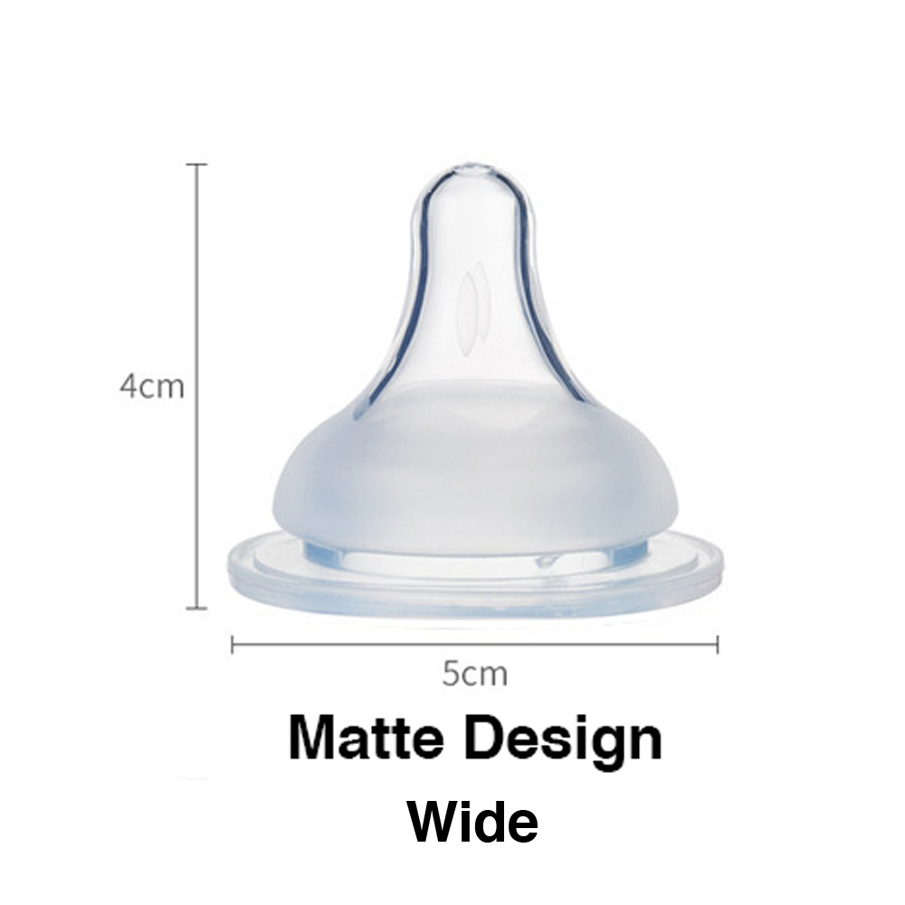 EZYLITTLES Wide Neck Soft Teat Baby Puting Susu Standard Neck Silicone Pacifier BPA Free Feeding ...