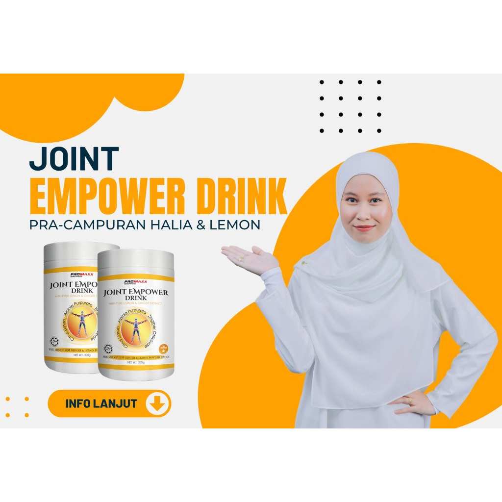 JOINT EMPOWER DRINK MINUMAN HALIA LEMON PREMIXED DRINK UNTUK TULANG ...