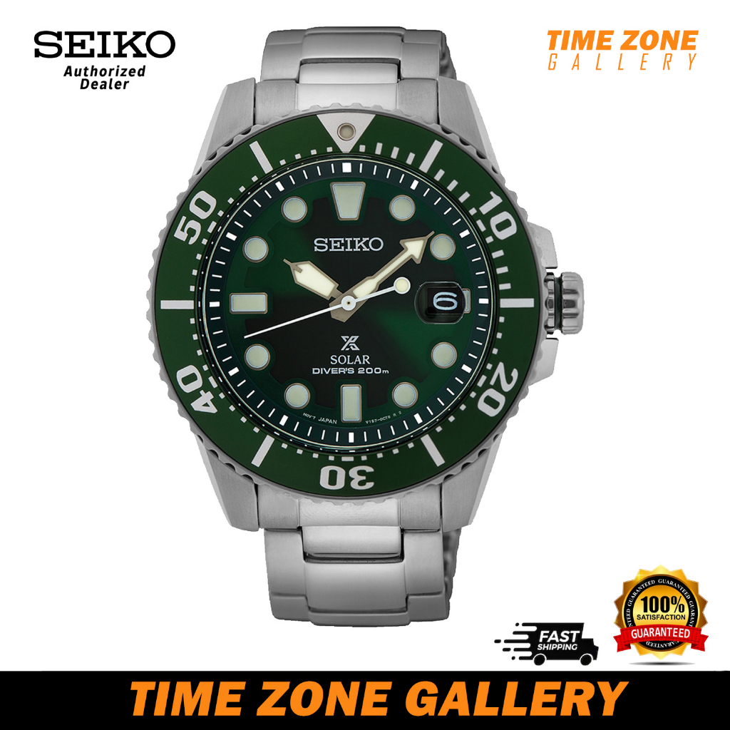 Seiko Prospex Solar Power Diver's 200m Hardlex Crystal Glass Men Watch ...