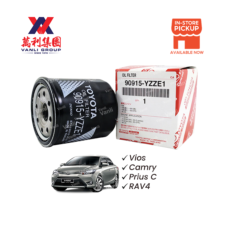 Toyota Oil Filter for RAV4 / Prius C / Vios / Camry - 90915-YZZE1 ...