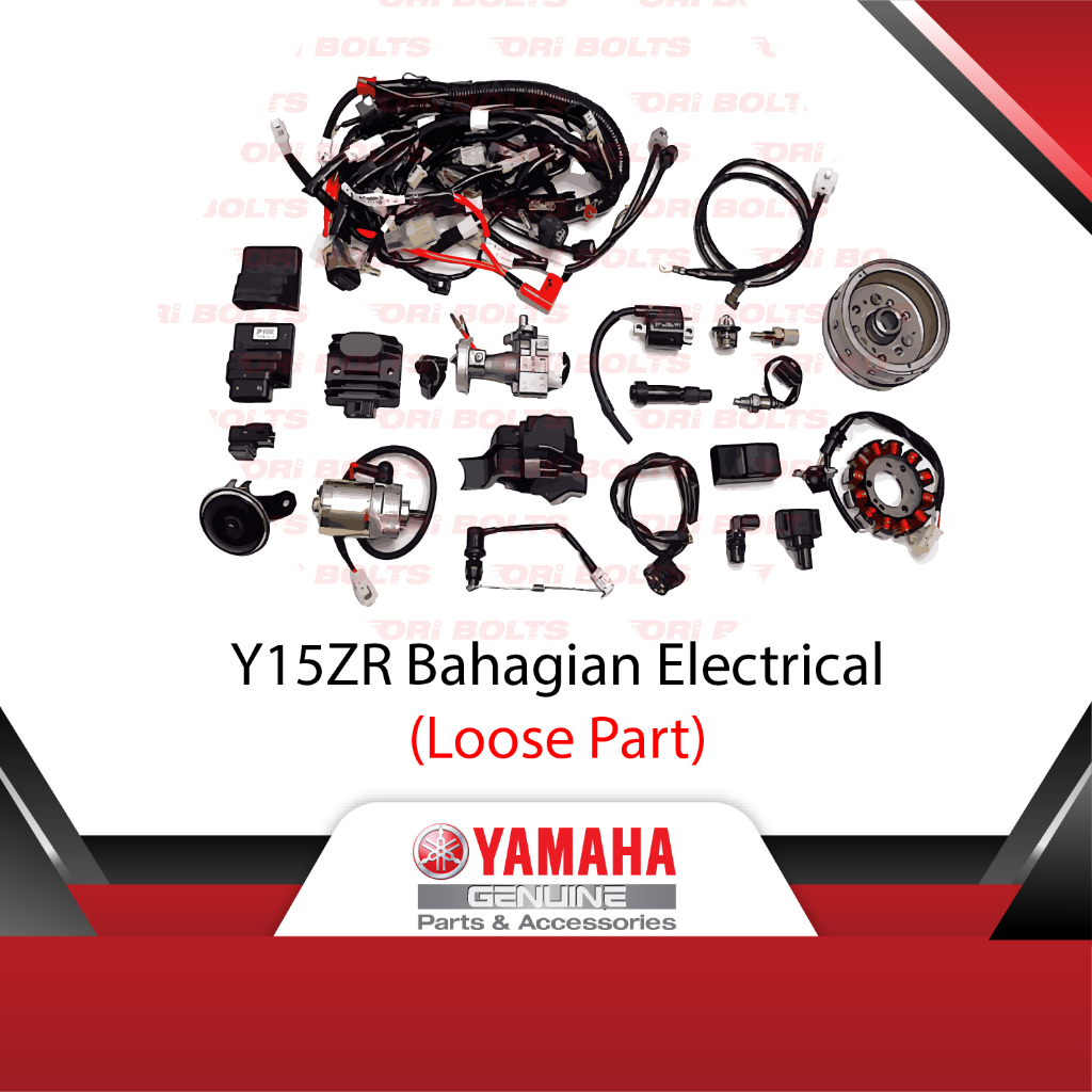 Yamaha Original Y15ZR V1 V2 Wire Harness Plug Brake Switch Neutral ECU ...