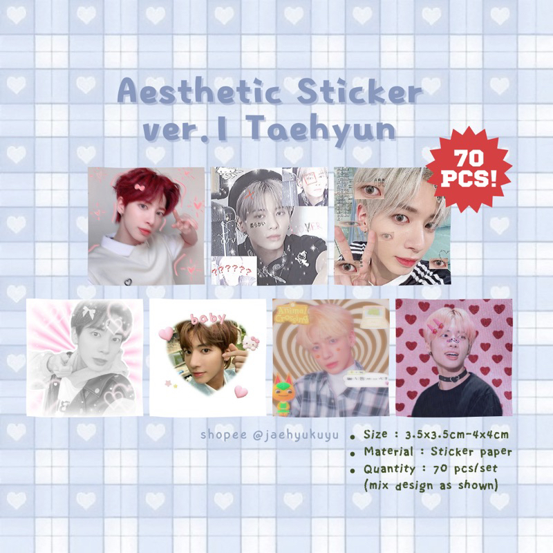 (P4) TXT Enhypen Stray kids Ateez P1Harmony Happy Mail Sticker ...
