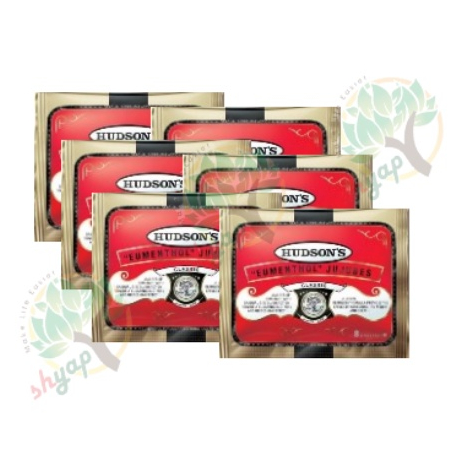 (6 Pkts ) x HUDSON EUMENTHOL JUJUBES CLASSIC 8 drops ** Exp-06/27 ...